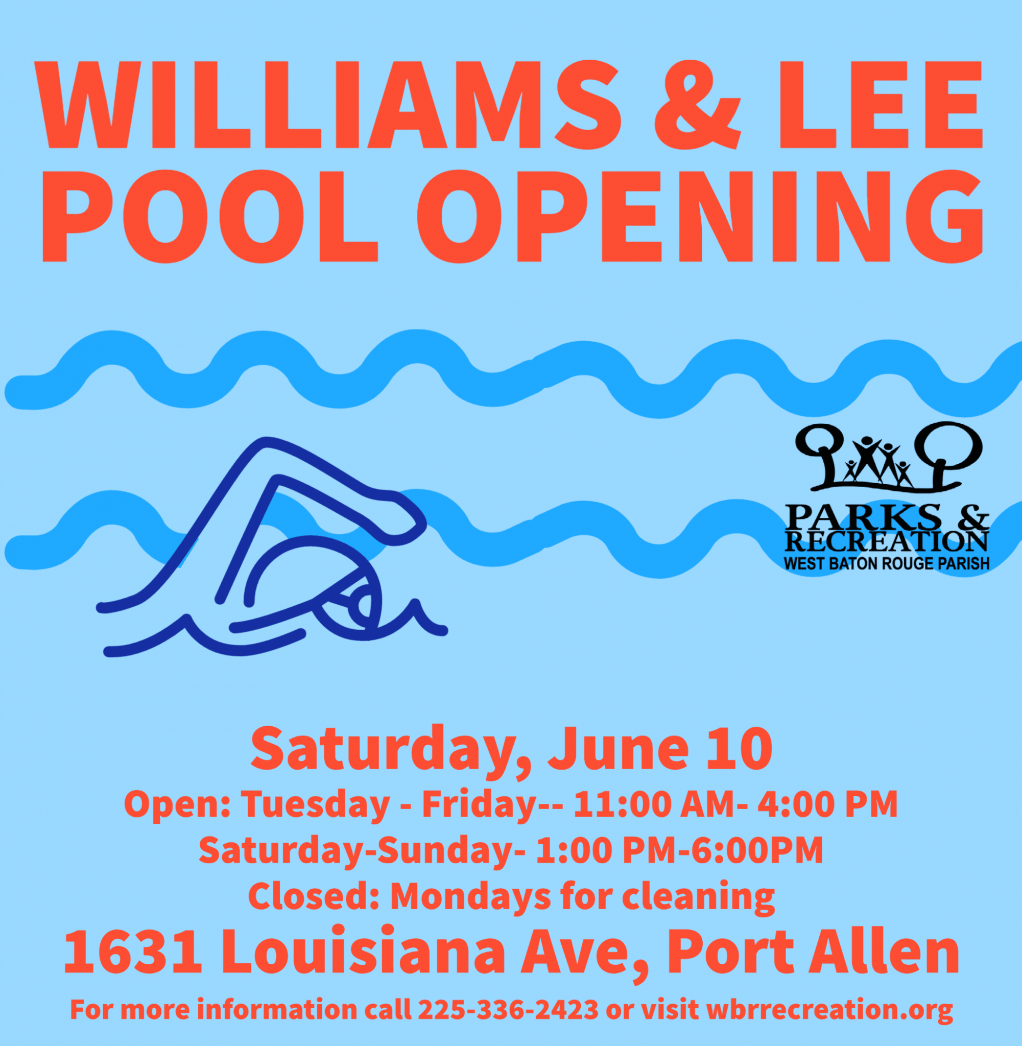 Williams & Lee Pool – West Baton Rouge